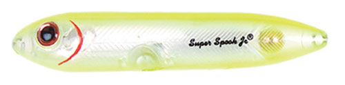 Heddon Saltwater Super Spook 5in 7/8oz Chartreuse/Silver Insert – black ...
