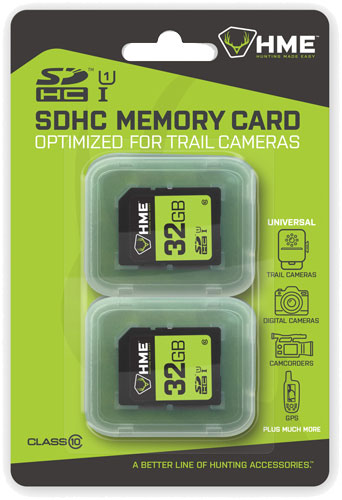 Hme Sd Memory Card 32gb 2pk - – black-bomb
